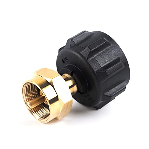 Propane Adapter, Propane Refill Adapter, QCC Type Propane Bottle Filler Adapter for Outdoor Camping Grill BBQ (Adapter)