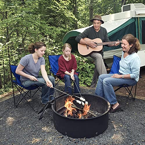 Aoocan Marshmallow Roasting Sticks,(12 Pack) Long 45 Inch Smores Sticks for Fire Pit, Telescoping Rotating Smores Skewers - Hot Dog Roasting Sticks for Campfire, Camping, Bonfire and Grill