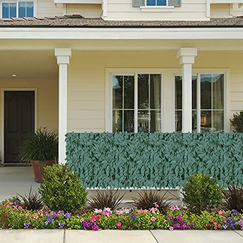 Artificial Ivy Privacy Fence Screen Artificial Hedges Fence Vine Leaf Decoration Lattice Panels for Outside Ivy Privacy Screen Fence Panel