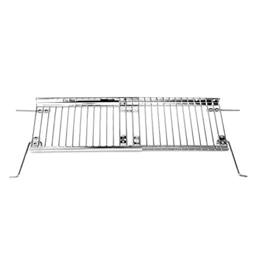 Utheer 13.4''-25.2'' Warming Rack for Charbroil Grill Replacement Parts 2&3&4 Burner 463347017 463376018P2 466347017 463625217 463371116 463673017 Stainless Steel Grill Adjustable Warming Grates