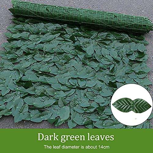 Artificial Ivy Privacy Fence Screen Artificial Hedges Fence Vine Leaf Decoration Lattice Panels for Outside Ivy Privacy Screen Fence Panel