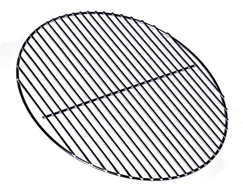 14 Inch Weber Smokey Joe Grate (Actual Size 13.5), (Solid 304 Stainless Steel, Non-Plated). Upgrade Charcoal Grill Cooking Replacement Grate. - Heavy Gauge