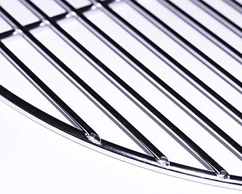 14 Inch Weber Smokey Joe Grate (Actual Size 13.5), (Solid 304 Stainless Steel, Non-Plated). Upgrade Charcoal Grill Cooking Replacement Grate. - Heavy Gauge