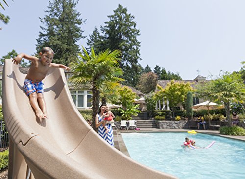 S.R. Smith 670-209-58124 Typhoon Right Curve Pool Slide, Gray Granite