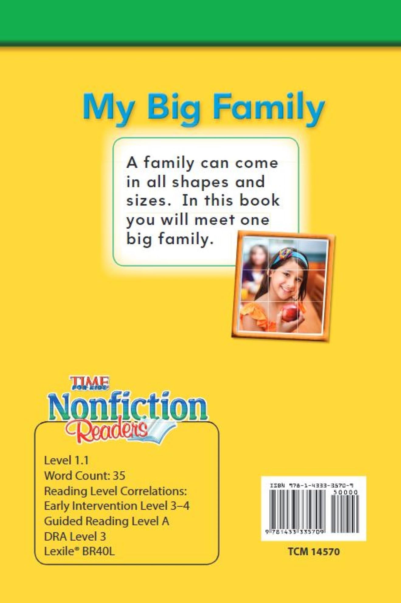 Teacher Created Materials - TIME for Kids Informational Text - 30 Book Set - Grade 1 - Guided Reading Level A - I