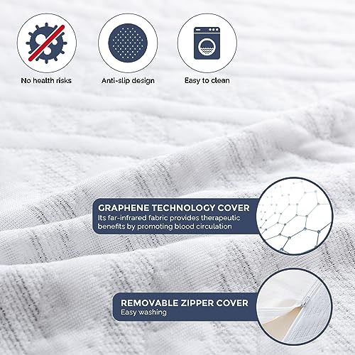 IULULU 6 Inch Twin Mattress in a Box Memory Foam Bed Mattresses Mattress Twin for Bunk Bed Single Bed Daybed Trundle Bed, CertiPUR-US, White