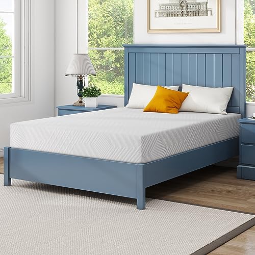 IULULU 6 Inch Twin Mattress in a Box Memory Foam Bed Mattresses Mattress Twin for Bunk Bed Single Bed Daybed Trundle Bed, CertiPUR-US, White