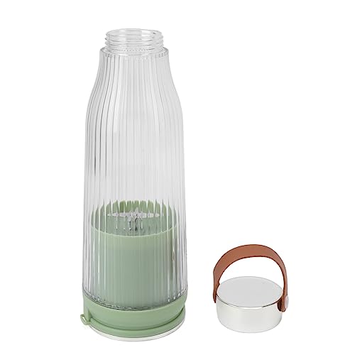 Yctze Blender, Portable Professional Stainless Steel Tip Detachable USB 1300mAh Travel Blender Electric Mini Juicer Cup for Kitchen Office Drinking Outdoor 380ml
