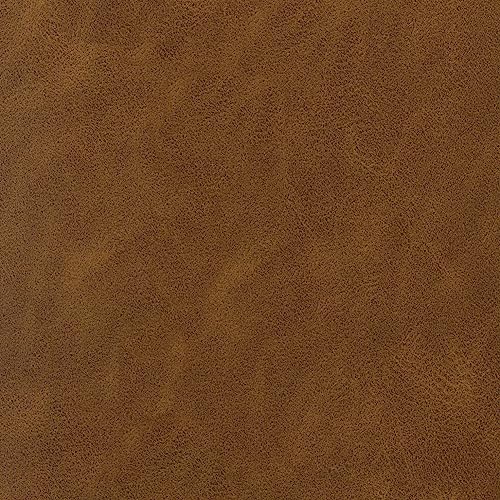 SIMPLIHOME Marana 18 Inch Wide Mid Century Modern Dining Chair in Deep Tan Vegan Faux Leather, For the Dining Room