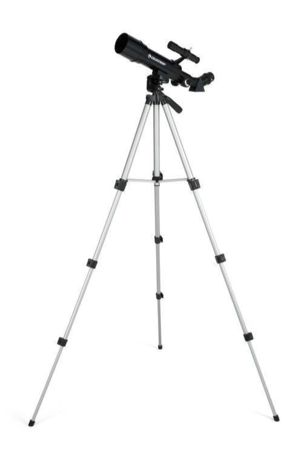Celestron - 50mm Travel Scope - Portable Refractor Telescope - Fully-Coated Glass Optics - Ideal Telescope for Beginners - BONUS Astronomy Software Package