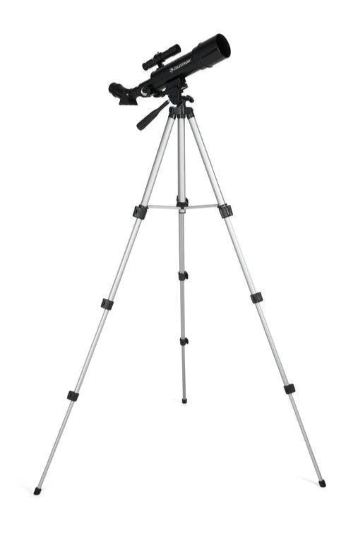 Celestron - 50mm Travel Scope - Portable Refractor Telescope - Fully-Coated Glass Optics - Ideal Telescope for Beginners - BONUS Astronomy Software Package