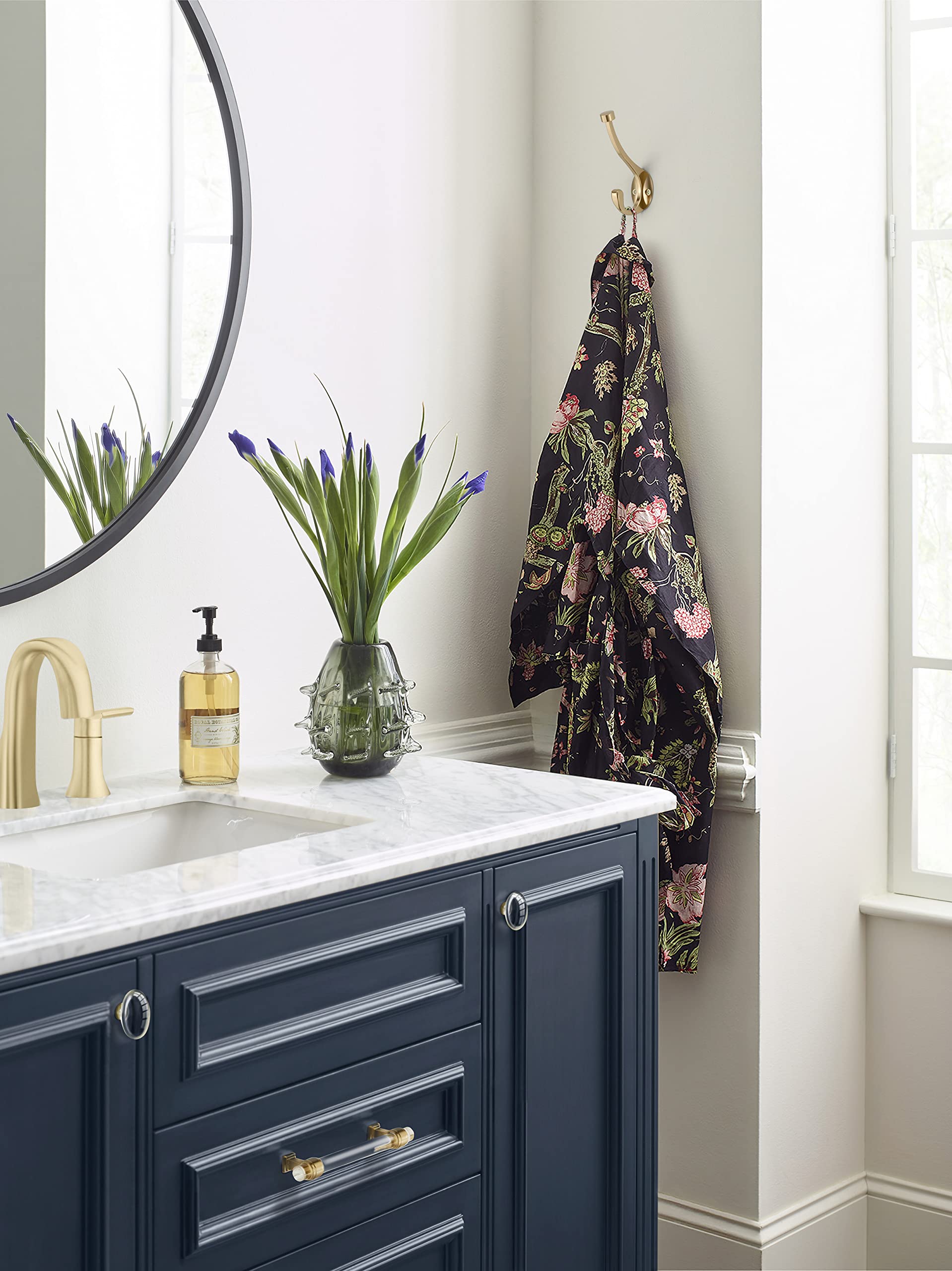 Amerock | Pilltop Coat Hook | Wall Mount | Oil Rubbed Bronze | 1 Pack | Robe Hook | Towel Hook | Entryway Hook | Bathroom Hook