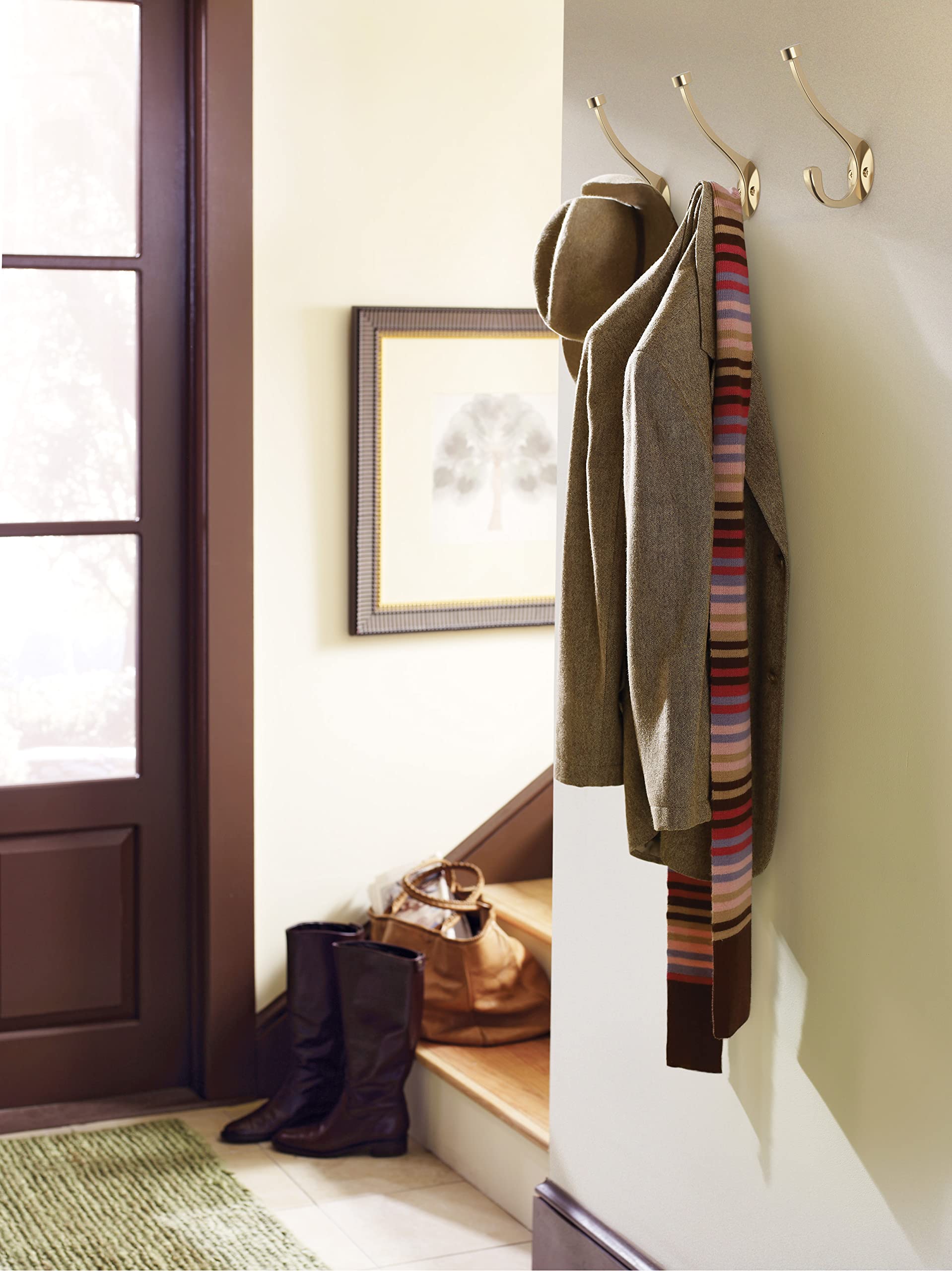 Amerock | Pilltop Coat Hook | Wall Mount | Oil Rubbed Bronze | 1 Pack | Robe Hook | Towel Hook | Entryway Hook | Bathroom Hook