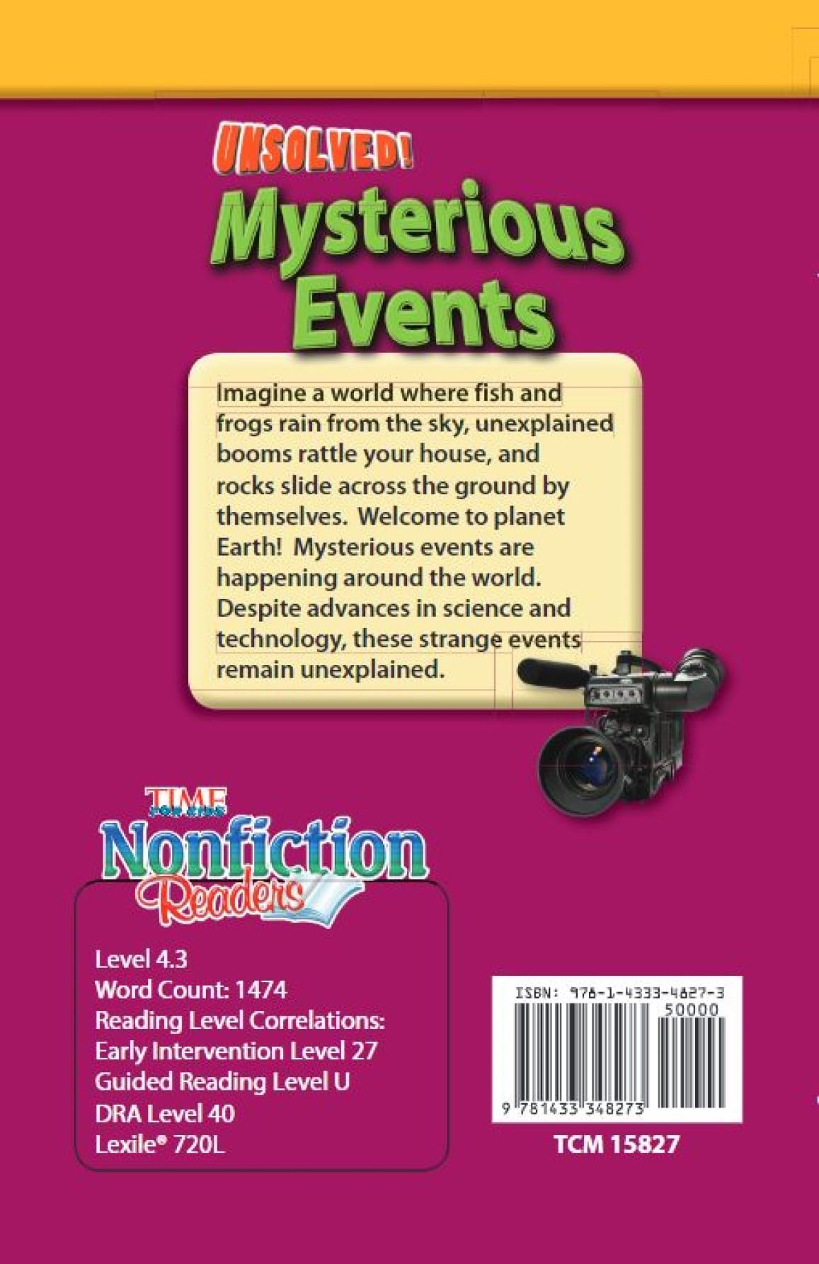 Teacher Created Materials - TIME For Kids Informational Text: Set 1 - 10 Book Set - Grade 4 - Guided Reading Level Q - S