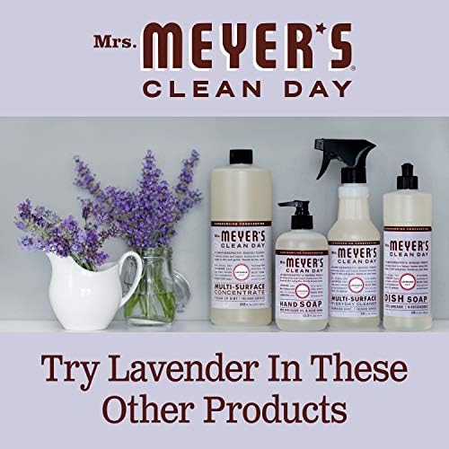 MRS. MEYER'S CLEAN DAY Liquid Dish Soap Refill Lavender, 48 Fl Oz (Pack of 2)