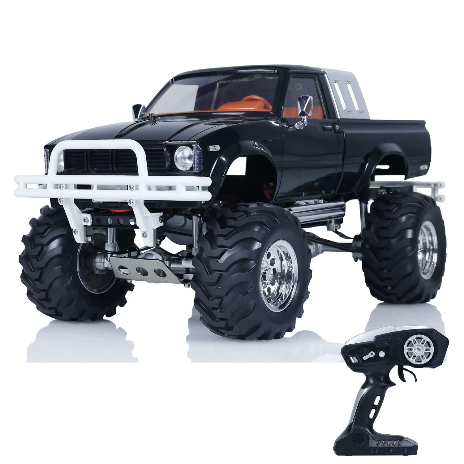 wheelfun Hg 1/10 4 * 4 RC Pickup Truck Rally Car Series Car Racing Crawler 2.4G RTR Black