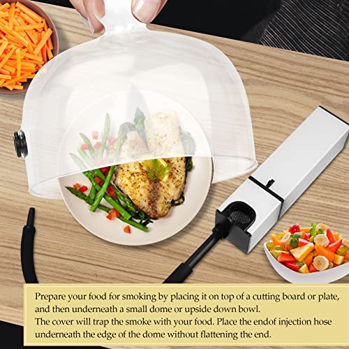 Handheld Cocktail Smoker-Includs Wood Chips-Smoke Infuser for Meat, Food,Drink,Cheese, BBQ Handheld Indoor Portable Smoking,Foodie Accessories Gift.