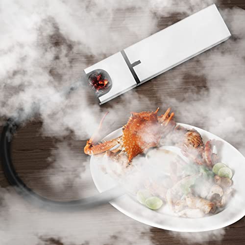 Handheld Cocktail Smoker-Includs Wood Chips-Smoke Infuser for Meat, Food,Drink,Cheese, BBQ Handheld Indoor Portable Smoking,Foodie Accessories Gift.