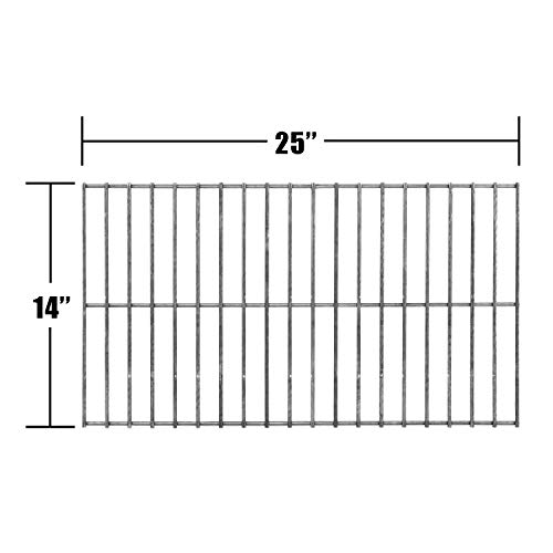 Music City Metals 92301 Steel Wire Rock Grate Replacement for Select Charbroil and Patio Kitchen Gas Grill Models
