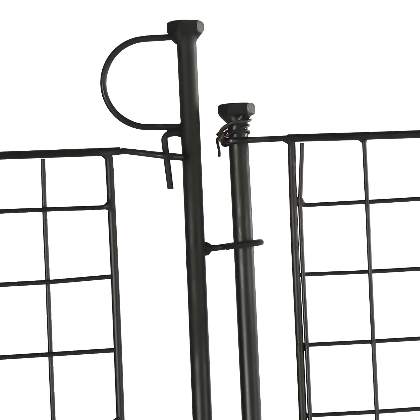 8PCS Steel Fence Panel Garden Border Landscape Edging Yard Fencing Decor 43"x31" for Lawn, Garden, Vegetable Garden