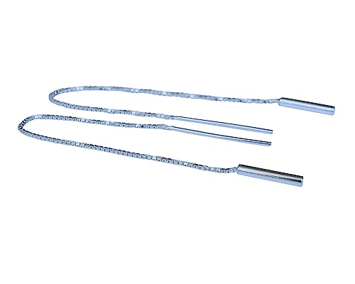 Handmade 925 Sterling Silver Chain Threader Dangle Earrings, Bar Edge Long Tassel Chain Drop Earrings, Dangling Earrings for Women, Tarnish & Water Resistant, By MiYa Jewelry Creations