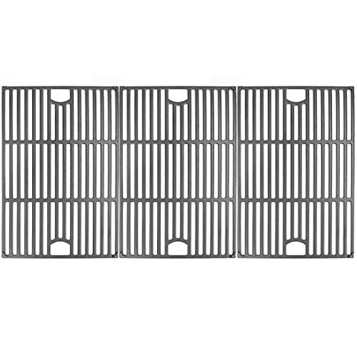 Hongso 17 inch Cast Iron Grill Grates Replacement for Nexgrill 720-0896 730-0898 720-0896C 720-0898 720-0896B 720-0896CA 5 Burner 6 Burner Grill Models