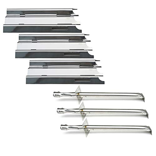 Direct Store Parts Kit DG205 Replacement for Vermont Castings Gas Grill; Jenn Air JA460,JA461,JA461P,JA480,JA580 Gas Grill Burners, Heat Plates -3pack(3)