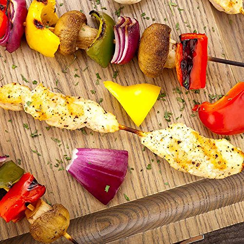 Robata 10 Inch Bamboo Skewers, 1000 Sharp Point Wood Skewers - Break-Resistant, Compostable, Natural Bamboo Grilling Skewers, Smooth, For Grilling Or Crafts - Restaurantware