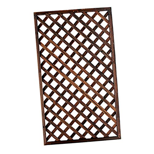 QBZS-YJ Solid Wood Garden Trellis Pane Privacy Screen Trellis Fence Gate Panel Garden Fence Wood Outdoor Wall Panel