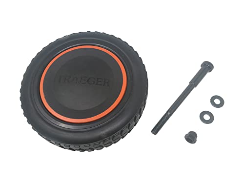 Wheel Kit Compatible with Traeger Timberline Pellet Grills, Part #s KIT0213 (HDW372)