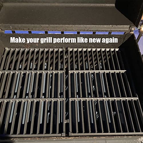 MONIBAQ Grill Grates Replacement for Weber Spirit 310, Grill Replace Parts for Spirit II 310 Series, Cast Iron Cooking Grid Replace for Weber Spirit E-310 S-310 Genesis 1000 Genesis Gold Silver