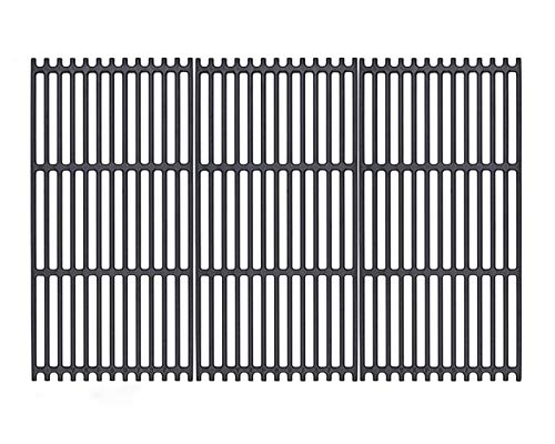 SHINESTAR 17'' x 9 1/2" Grill Grates for Charbroil Tru Infrared 463242716, 463276016, 463242715, Nexgrill 720-0882A, Lowe's 639322, Porcelain-enameled Cast-Iron Cooking Grid, Set of 3
