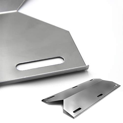 Hongso Grill Burners and Heat Plates for Nexgrill 720-0145 720-0026 681955, Sterling Forge Estate 2704 Chateau 3304 Grills, 4-PK