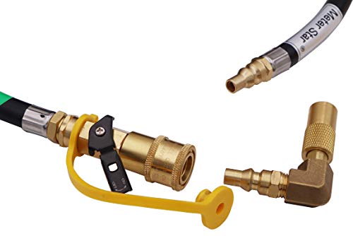 METER STAR 12FT Male/Female Quick-Connect RV Propane Extension Hose for 17"/22" Blackstone Tabletop Griddle