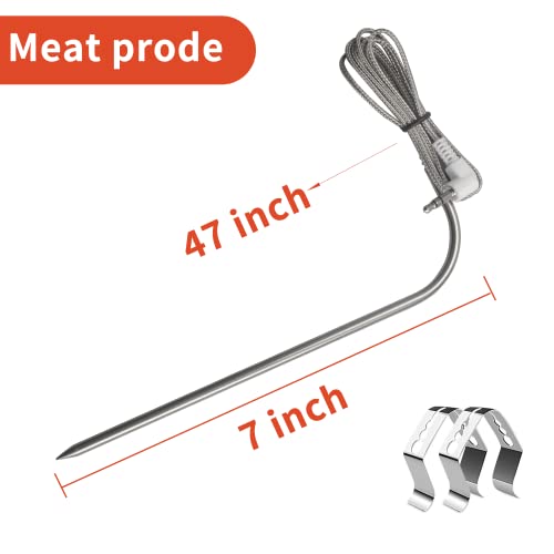Replacement for Traeger Digital Thermostat Kit Controller, Compatible with Most Traeger Wood Pellet Grills, The Upgrade Kit Comes with 2 Temperature Probes and 1 Furnace Temperature Probeā¦