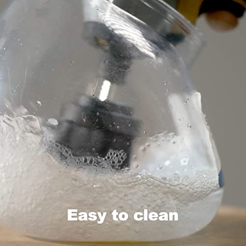 ABN Power Scrubber Cleaning Brush Set for 1/4in Drive Drill - 4 Piece Black Hard Bristle Shower Scrubber, Baseboard Cleaner, Scrubbing Brush Kit Set for Home and Auto Car, Boat, Deck, Hot Tub, Carpet