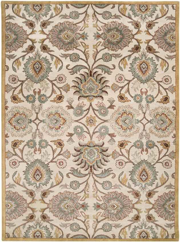 BROOKS DECOR Area Rugs, 8x10 Oval Traditional Brown Area Rug Carpet for Living Room, Bedroom or Kitchen (8' x 10' Oval)