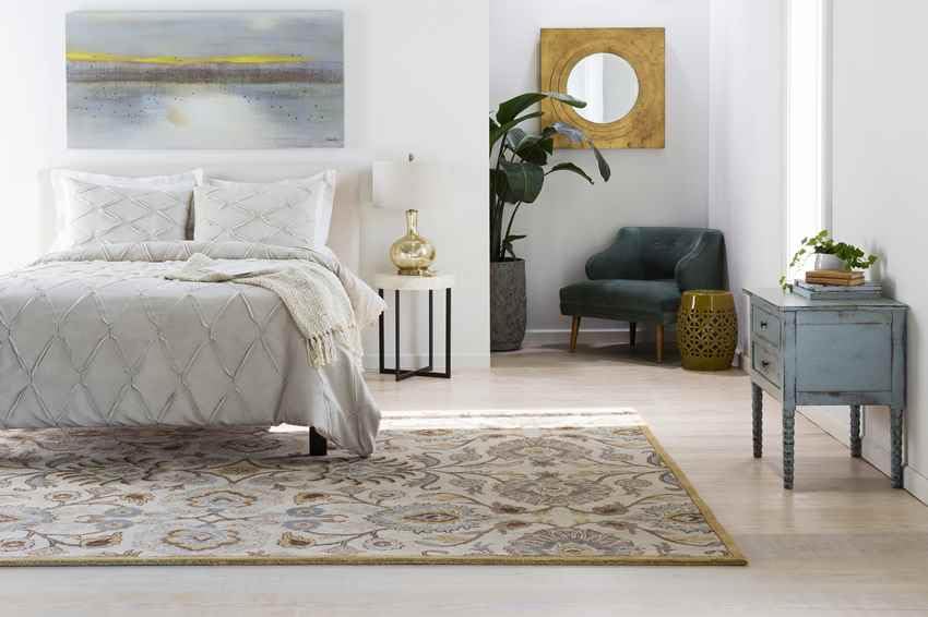 BROOKS DECOR Area Rugs, 8x10 Oval Traditional Brown Area Rug Carpet for Living Room, Bedroom or Kitchen (8' x 10' Oval)