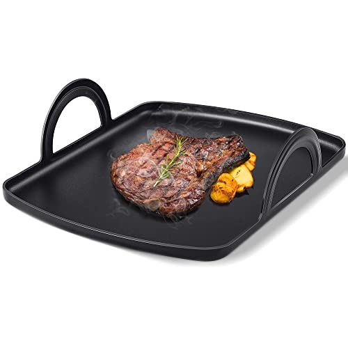 Grill Griddle Plate for Ninja AG300 AG300C AG301 AG301C AG302 AG400 IG301A Indoor Foodie Grill Grate(10 x 8 inch)
