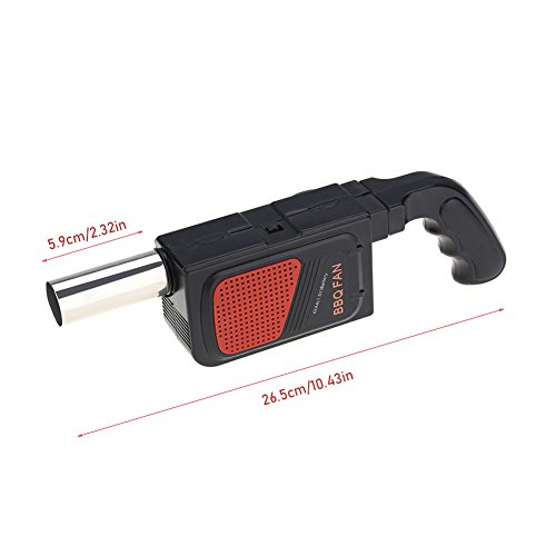 Barbecue Air Blower Portable Handheld Electric BBQ Cooking Fan Air Blower Fire Bellows Tool for Outdoor Camping Cook Picnic Barbecue