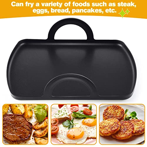 Grill Griddle Plate for Ninja AG300 AG300C AG301 AG301C AG302 AG400 IG301A Indoor Foodie Grill Grate(10 x 8 inch)