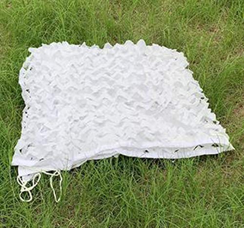 NIANXINN Camo Camouflage Net,150D Oxford Polyester Camo Net,White Sun Protection Net,for Bars Garden Camping Leisure Animal Observation Sun Protection Camouflage Privacy Screen(8x10m/26.2x32.8ft)