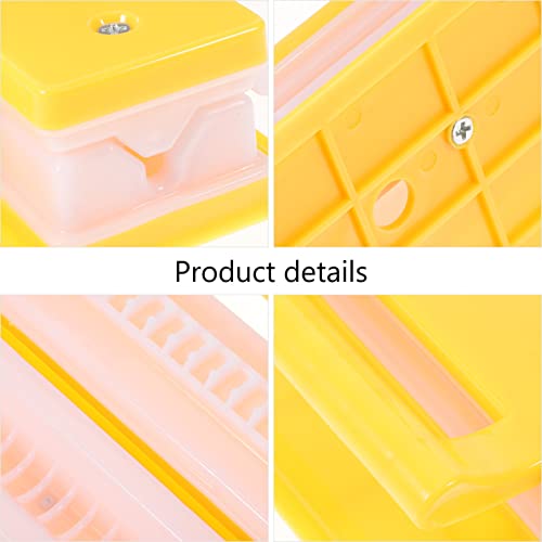 DOITOOL 1PC BBQ Skewers Wears Meat Device Meat Skewer Tools Quick Portable Meat Skewer Box 19.5Γβ6CM Plastic Manual Hand-held Multifunctional Barbecue Accessory Skewer Machine Kebab Maker for Picnic
