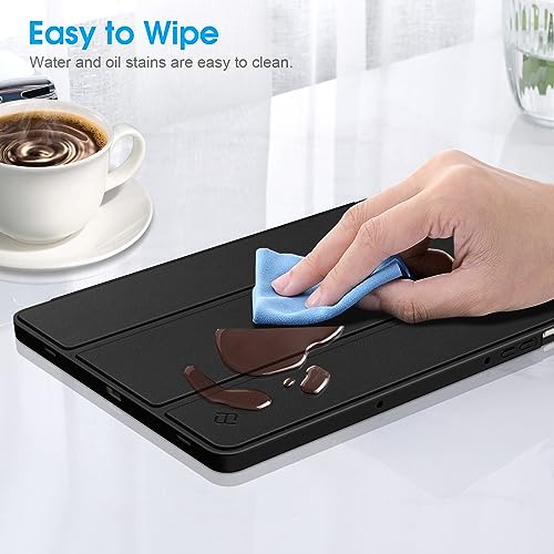 Fintie Slim Case for Samsung Galaxy Tab S9 11 Inch 2023 Model (SM-X710/X716B/X718U) with Built-in S Pen Holder, Soft TPU Smart Stand Back Cover Auto Wake/Sleep Feature, Black