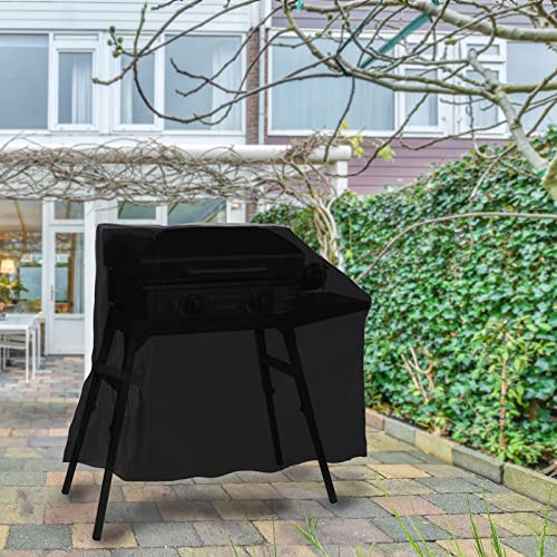 Grill Cover for Blackstone 17 inch & 22 inch Griddle with Hood and Stand, Outdoor Heavy Duty 600D Polyester Griddle Cover for Blackstone 17 inch & 22 inch Griddle