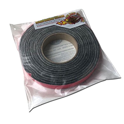 LavaLock® RED - XTR78 1000F High Temp Rated BBQ Smoker Gasket Self Stick Felt 7/8 x 1/8
