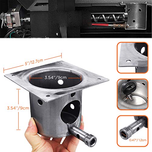 YAOAWE Fire Burn Pot and Hot Rod Igniter Kit Replacement Parts for Traeger and Most Pit Boss Pellet Grills, Compatible with Pellet Pro & Z Grills Wood Pellet Grill BBQ Smoker