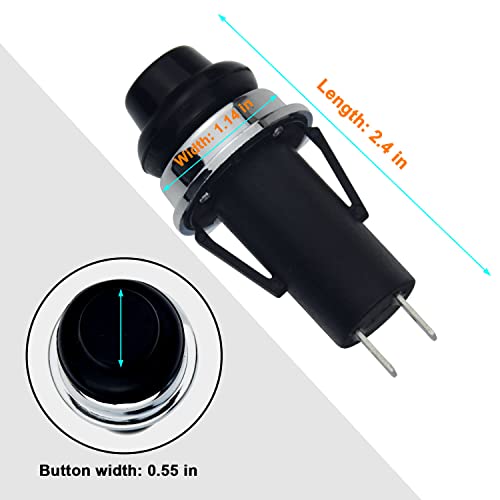 AMTHKNO Igniter Push Button Switch for Weber Genesis II & Spirit II and Other Gas Grills (2017 & Newer), Easy to Install and Replaces
