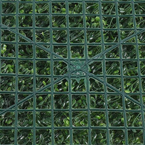 Artificial Hedges Panels, Greenery Wall Backdrop Topiary Hedge Plant Panels, 12PCS 23.62" x 15.75" x 1.57" Boxwood Ivy Privacy Fence Screening, UV Protected Faux Greenery Mats (Spring Mix Style#B)