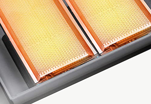 Bbqzone Ceramic Infrared Searing Burner 14,000 BTU Replacement for Blaze Grill Lion Premium Grills